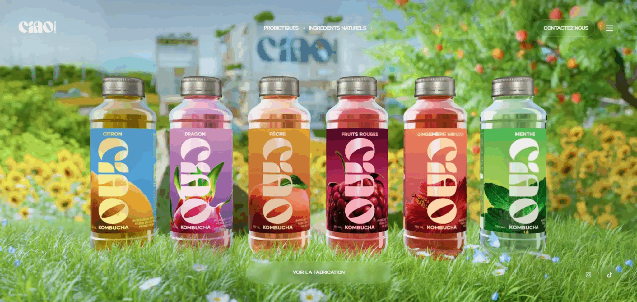 Squeezie lance sa marque de boisson : Ciao Kombucha - Onelife Media